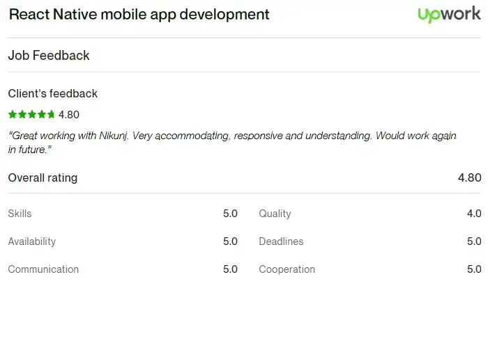 Expert React Native App Development Company - WebsOptimization